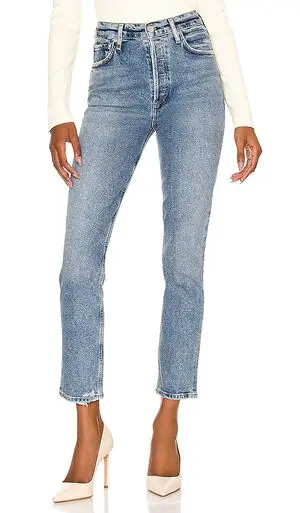 Women's Raw Edge Hem Jeans
