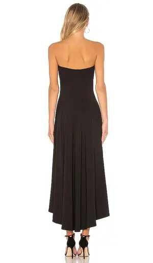 Susana Monaco Strapless High-low Dress - Black