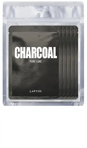 LAPCOS Charcoal Daily Skin Mask 5 Pack - N,a