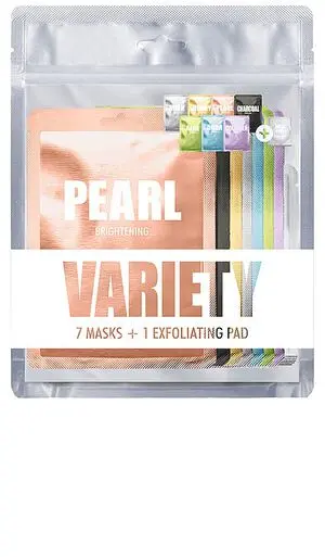 LAPCOS 7 Mask Variety Pack 1 + Exfoliating Pad - N,a