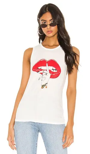 Lauren Moshi Graphic Tank
