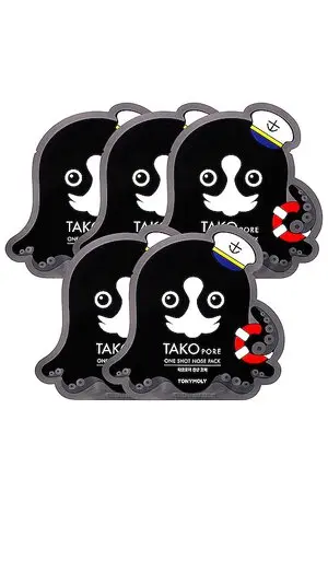 TONYMOLY Tako Pore One Shot Nose Pack 5 Pack - N,a