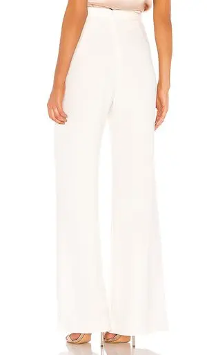 Amanda Uprichard Ariya Wide Leg Pant - Ivory