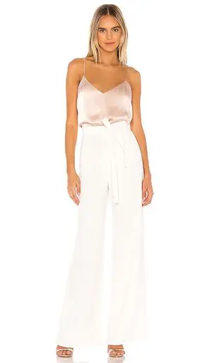 Amanda Uprichard Ariya Wide Leg Pant - Ivory