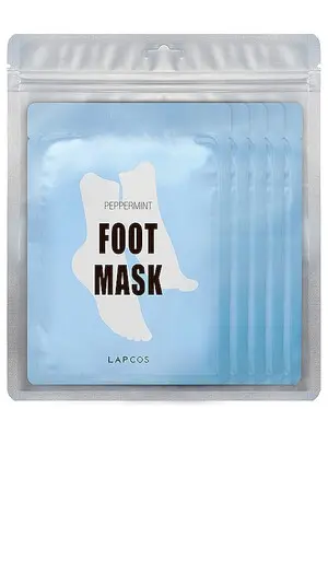 LAPCOS Peppermint Cooling Foot Mask 5 Pack - N,a