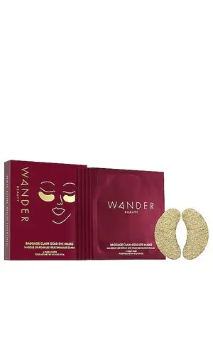 WANDER BEAUTY Baggage Claim Gold Eye Mask - N,a
