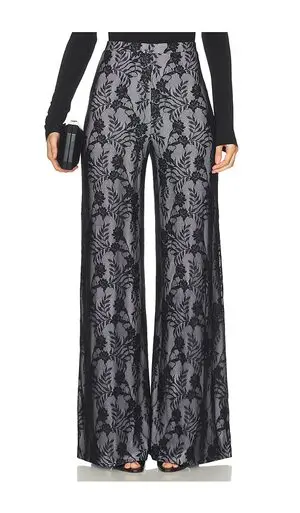 Norma Kamali Black Wash Pants For Women