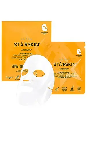 STARSKIN After Party Brightening Bio-cellulose Second Skin Face Mask - N,a