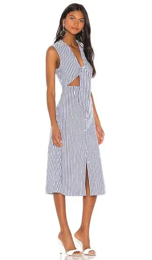 L'academie The Yves Midi Dress