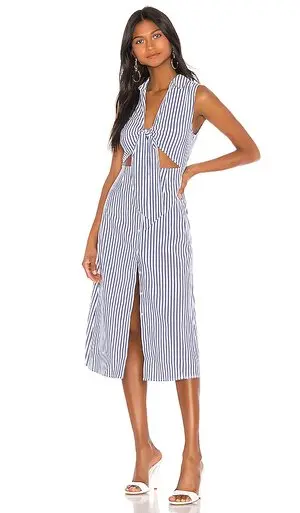 L'academie The Yves Midi Dress