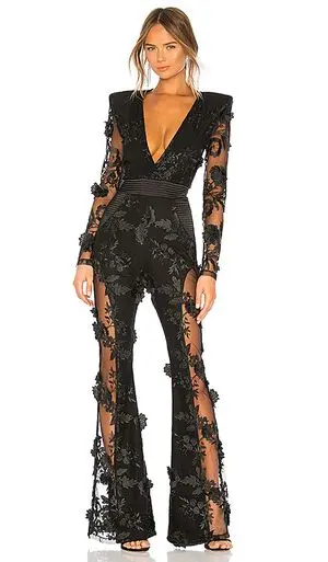 ZHIVAGO Where You Tend A Rose" Jumpsuit - Black