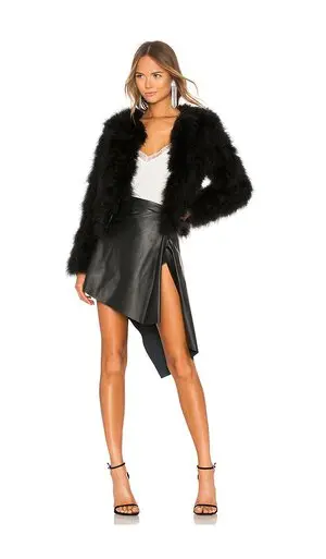 LAMARQUE Deora Feather Jacket - Black