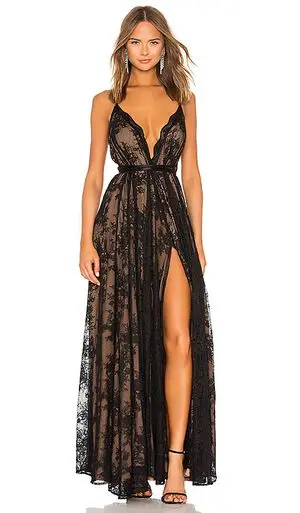 Michael Costello Plunge Evening Dresses