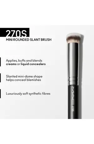 MAC COSMETICS 270s Mini Rounded Slant Makeup Brush