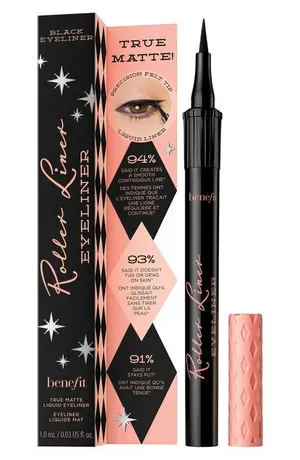 BENEFIT COSMETICS Roller Liner Waterproof Liquid Eyeliner - Black