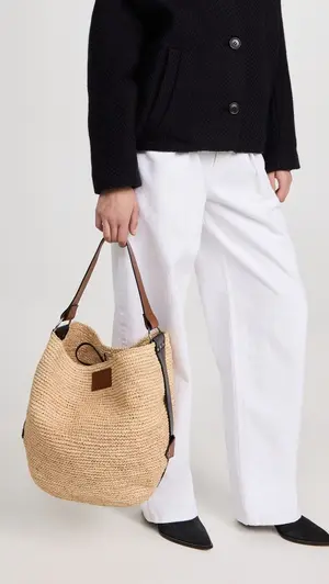 Isabel Marant Bayia Raffia Tote Bag
