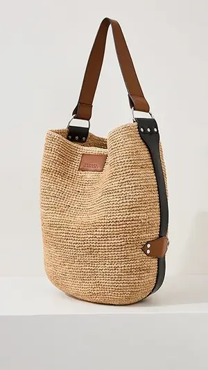 Isabel Marant Bayia Raffia Tote Bag
