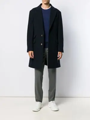 Brunello Cucinelli Single-breasted Cashmere Coat
