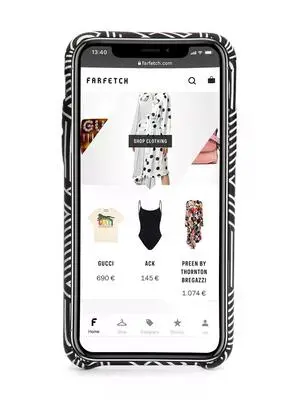 Off-White Graphic Logo Printed Iphone X Case