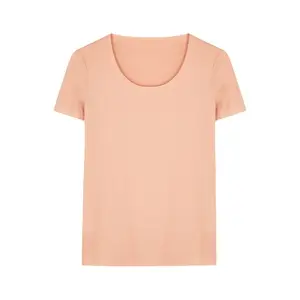 Wolford Wolford Aurora Pure Blush Jersey T-shirt - Light Pink - M Light Pink
