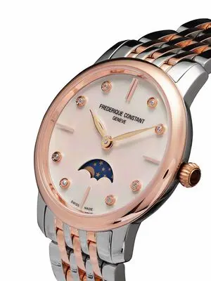 FREDERIQUE CONSTANT Classics Slimline Ladies Moonphase 30mm - White