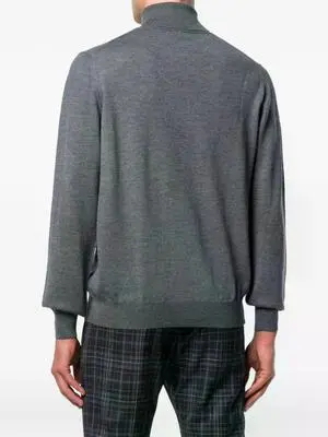 BARBA NAPOLI Turtleneck Sweater - Grey