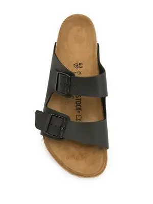 BIRKENSTOCK Arizona Flat Sandals - Black