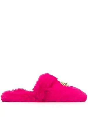 Versace Fluffy Medusa Slippers