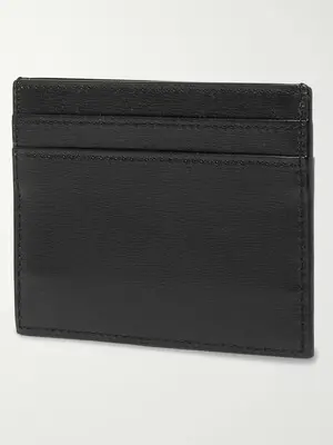 Saint Laurent Logo-appliquéd Leather Cardholder