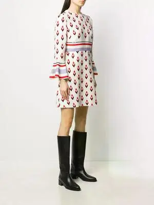 Valentino Garavani Geometric-print Dress