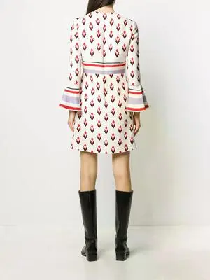 Valentino Garavani Geometric-print Dress