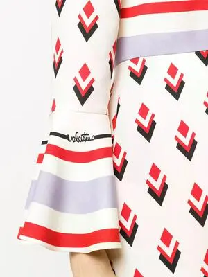 Valentino Garavani Geometric-print Dress