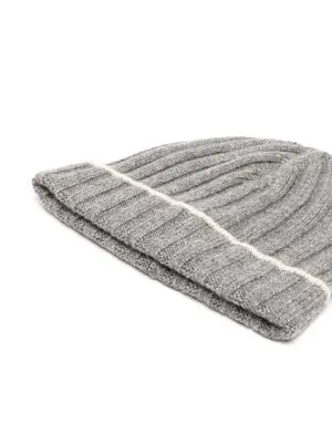 Brunello Cucinelli Cashmere Two-tone Beanie
