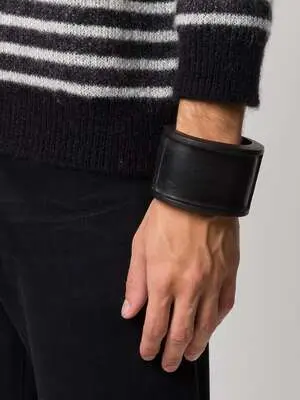 PARTS OF FOUR Crescent Channel Cuff - Black
