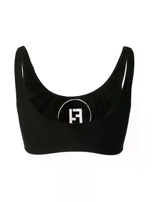Fendi Sheer Logo Bikini Top