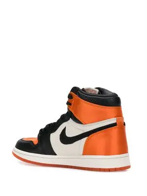JORDAN Air 1 Retro High Og Satin Shattered Backboard Sneakers - Orange