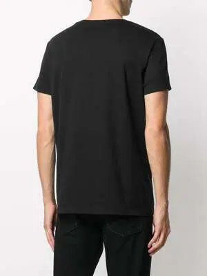 Balmain Flocked Coin T-shirt - Black