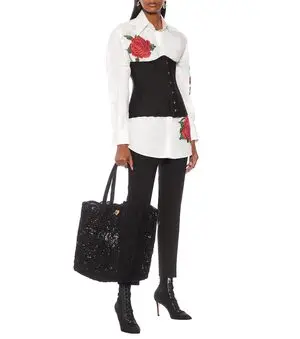 Dolce & Gabbana Beatrice Large Lace Tote