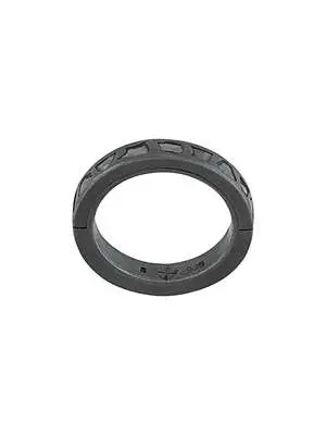 PARTS OF FOUR Diamond Band Ring - Black