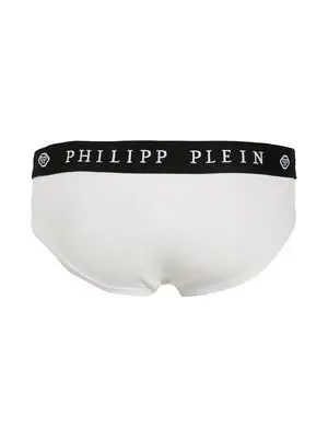 Philipp Plein Logo Embroidered Briefs