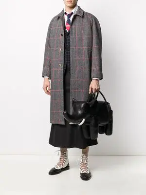 Thom Browne Elephant Bag In Pebble Grain Leather