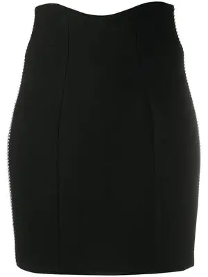 Philipp Plein Crystal-stripe Trim Pencil Skirt