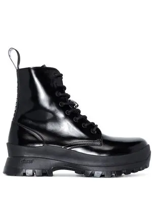 Stella McCartney Trace Lace-up Ankle Boots - Black