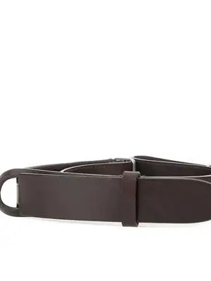 ORTIGNI Leather Belt - Brown