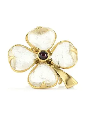 GOOSSENS Trèfle Brooch - Gold