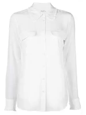 Equipment Signature Slim-fit Silk Shirt