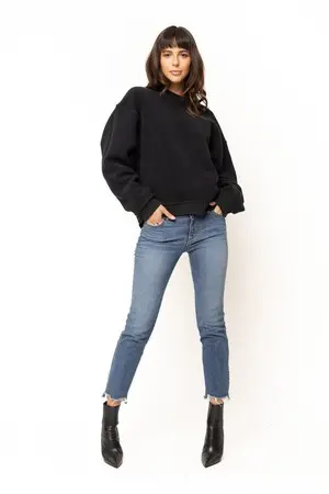 SIWY Lynn Mid-rise Straight Leg Jeans