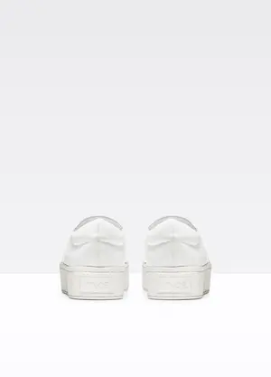 Vince Warren Leather Slip-on Sneakers With Platform Sole