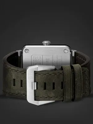 BELL & ROSS Br 03-92 Automatic Stainless Steel Watch With Anthracite Dial