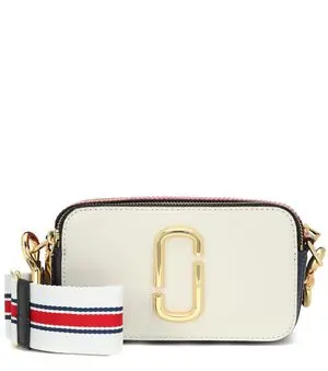 Marc Jacobs The Snapshot Small Leather Camera Bag Beige